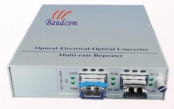 China dual XFP/ SFP+ ports 10G Fiber Converter 3R Repeater extend 10G network distance for sale