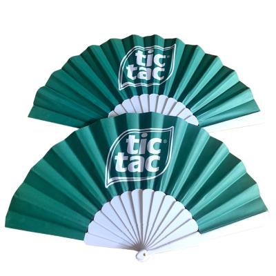 China Custom Advertising Promotional Type Plastic Hand Fan Cheap Plastic PP Hand Fan for sale