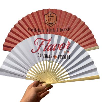 China High Quality Custom Hand Fan Bamboo Folding Fan Japanese Bamboo Handheld Fan for sale