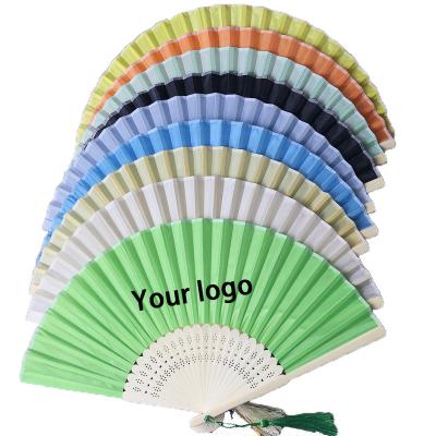 China Chinese Style Black Vintage Hand Fan Folding Fans Dance Wedding Party Favor New-Arrivals for sale