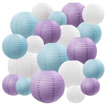 China [I AM YOUR FANS]Paper Lanterns With Assorted Colors and Sizes Paper Lanterns Decorative for sale