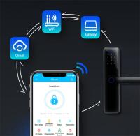 China Bluetooth 5.0 Smart Door Lock Wireless Security Access Control With Name Password Key for sale