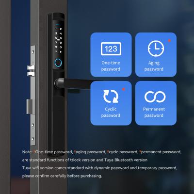 Cina Scivolamento della serratura di porta biometrica Keyless della serratura astuta elettrica di TTlock in vendita