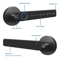 China TTlock Smart Handle Door Lock for sale