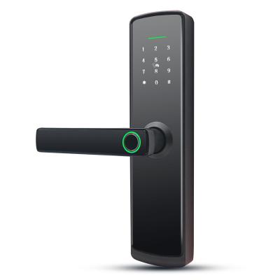 China Electronic Fingerprint Smart Door Locks Automatic Locking 65mm For Home Office for sale