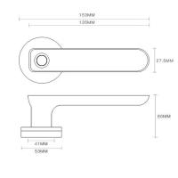China FCC Smart Lock With Handle for sale