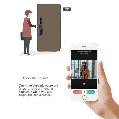 Cina Telecomando Smart Camera Door Lock Tuya Deadbolt Camera Lock in vendita