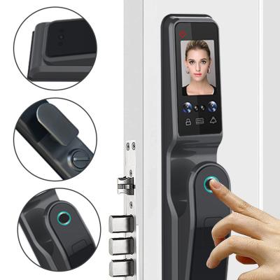 Cina Telecomando Smart Camera Door Lock Tuya Deadbolt Camera Lock in vendita