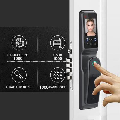 Cina Telecomando Smart Camera Door Lock Tuya Deadbolt Camera Lock in vendita