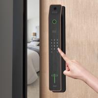 China Night Vision Face Recognition Door Lock 80mm Smart Digital Locks for sale