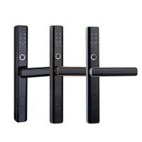 China Security Keyless Digital Entry Door Lock CE Matt Black For Home for sale