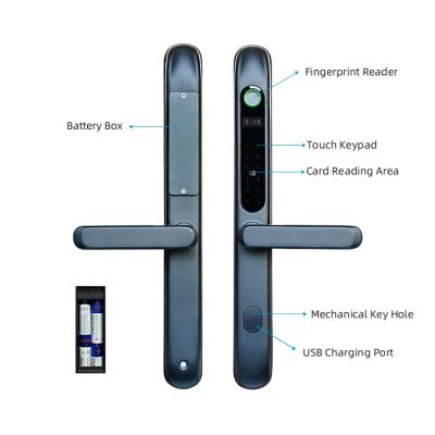 China FCC TTlock Smart Lock Bluetooth APP Ttlock Digital Door Lock for sale