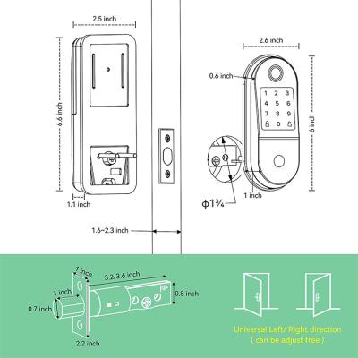 China Van de de Ingangsdeur van Arcylickeyless van het Slotbluetooth het Toetsenbordslot voor Huishotel Te koop