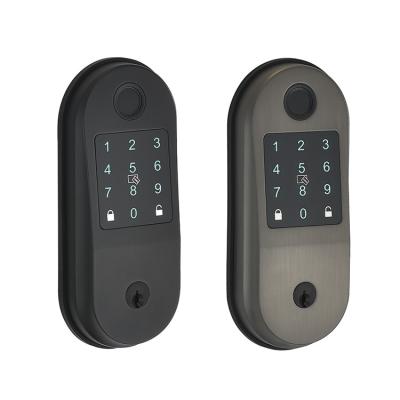 Cina Smart Deadbolt Door Lock Keyless Electronic Fingerprint Keypads Password Card RFID in vendita