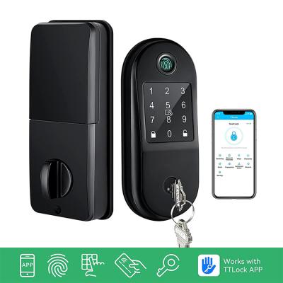 Cina Smart Deadbolt Door Lock Keyless Electronic Fingerprint Keypads Password Card RFID in vendita