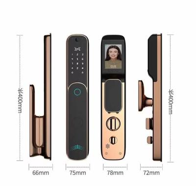 Cina OEM Smart Camera Door Lock Impronta digitale elettronica elegante ed esclusiva in vendita