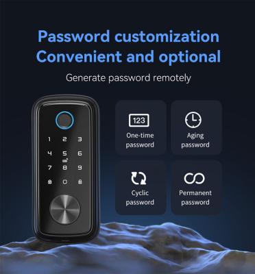 Cina Anti Peep Smart Fingerprint Door Lock Password digitale Bluetooth in vendita