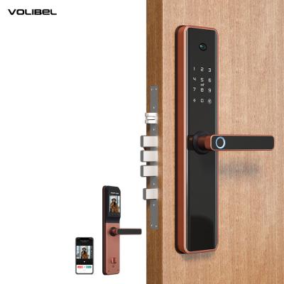China Password Wifi Bluetooth Door Lock 70mm Tuya Glass Door Lock For Apartment for sale