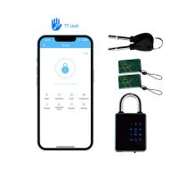 China Smart Padlock Digital Password RFID Card NFC Bluetooth Ttlock App With Key for sale