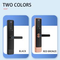 China Type-C Charging Smart Door Lock Tuya App Remote Control with Fingerprint Camera for sale