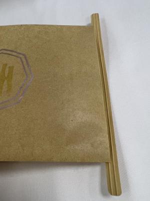 China Custom Size Kraft Paper Packaging Pouches ISO Certificate For Bread Bakery for sale