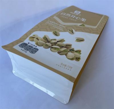 China Custom Printed Flat Bottom Pouches Mylar Paper Stand Up For Nuts Te koop