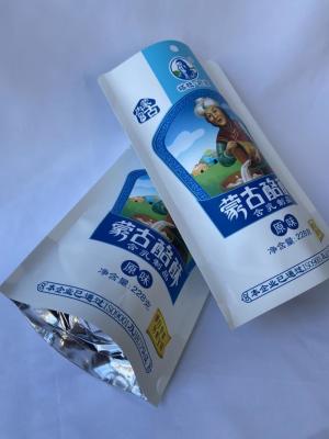 China Saco de comida de papel kraft metalizado com janela transparente à venda