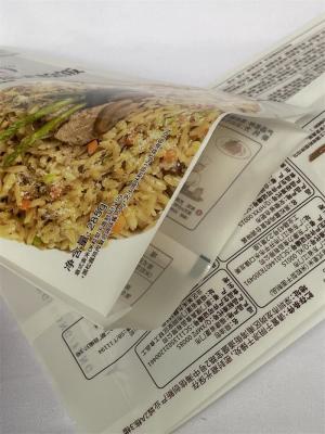 China Op maat gemaakte rijstverpakkingszak Stand Up Food Grade met plastic handvat Te koop