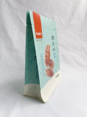 China Hersluitbare zijvouwzak met vlakke bodem Heat Seal PET-materiaal Te koop