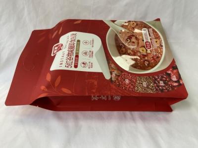 China OEM Food Packaging Pouches Flat Bottom Gravure Printing Cashew Nut Packing Pouch for sale