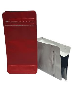 Cina 100-1kg Capacity Heat Seal Flat Bottom Coffee Bag Pouch With Full Matte in vendita