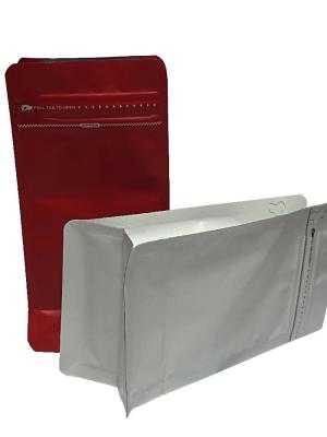 Cina 100-1kg Capacity Heat Seal Flat Bottom Coffee Bag Pouch With Full Matte in vendita