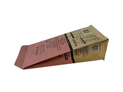 Cina Sacchetti di imballaggio alimentare a fondo piatto in carta con colori personalizzati per noci in vendita