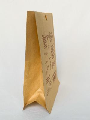 Cina Borsa a fondo piatto personalizzata con carta kraft ecologica in vendita