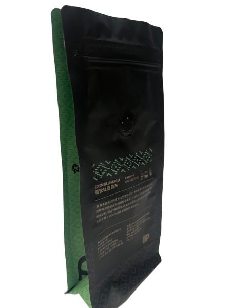Metalised Foil Laminated Coffee Bag Pouch With Capacity 100g-1kg