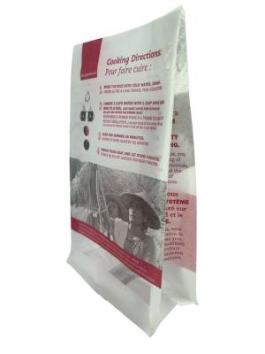 Cina Colori CMYK Kraft Stand Up Pair Packaging Bags con finestra e cerniera in vendita