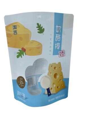 China Op maat gemaakte papieren verpakkingszakjes opstapzak met raamontwerp Te koop