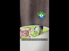 Sacoche alimentaire recyclable personnalisée avec étanchéité facile et bonnet pour bébé