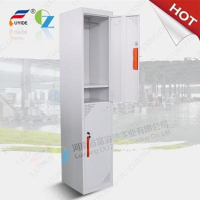 China Two door steel locker FYD-G002.H1850XW380XD450mm,iron/steel locker for storage,white color for sale