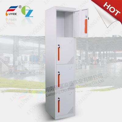 China Supply steel storage locker FYD-G004,H1850XW380XD450mm,Single row Vertical,4 door for sale