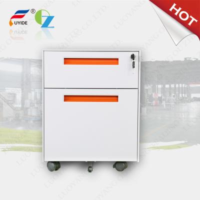 China Metal mobiel pedstal FYD-H001,Two drawer,Colorfull ,one lock,recessed handle for sale