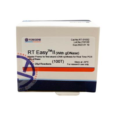 China RT EasyTM II com as primeiras demão reversas da transcrição para usar o Premix mestre para o PCR da síntese/tempo real da Primeiro-costa CDNA à venda