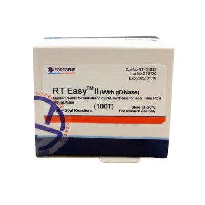 China RT EasyTM II com as primeiras demão reversas da transcrição para usar o Premix mestre para o PCR da síntese/tempo real da Primeiro-costa CDNA à venda