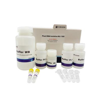 Cina Contaminazione della RNAsi di Kit With No di isolamento del DNA della pianta del reagente di laboratorio di biologia molecolare in vendita