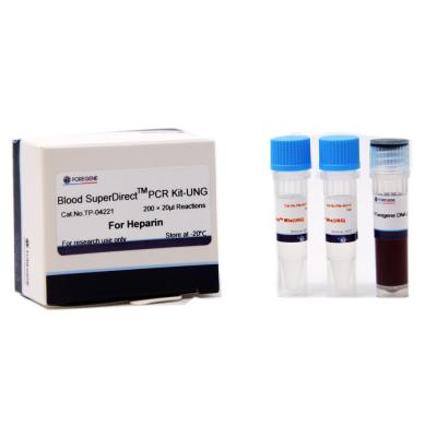 Cina Corredo di PCR di SuperDirectTM del sangue (UNG) - prodotti di PCR del corredo di PCR della DNA polimerasi dell'eparina in vendita