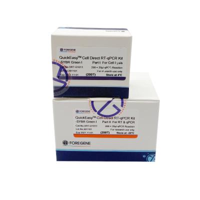 China De hoge Cel Direct rechts QPCR Kit Taqman van QuickEasyTM van de Gevoeligheids Sterke Specificiteit Te koop