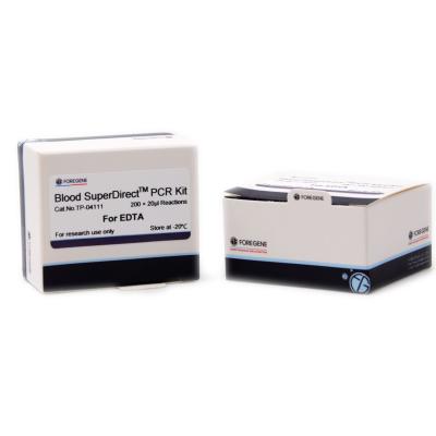 Κίνα Ισχυρές PCR ενίσχυσης PCR SuperDirect αίματος συστημάτων εξαρτήσεις με EDTA καμία προεπεξεργασία προς πώληση