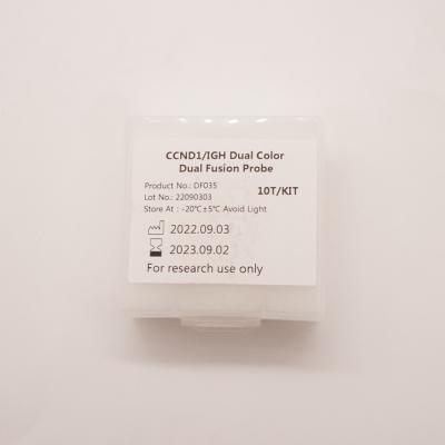 Cina CCND1/IGH Dual Fusion Probe Kit per il rilevamento di anomalie del gene umano CCND1/IGH in vendita