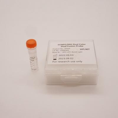 Cina CCND1/IGH Dual Fusion Probe Kit per il rilevamento di anomalie del gene umano CCND1/IGH in vendita