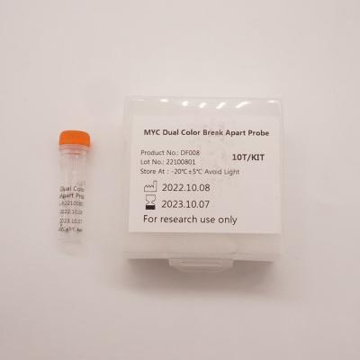 Cina MYC Dual Color Break Apart Fish Probe Reagent per il gene MYC umano in vendita